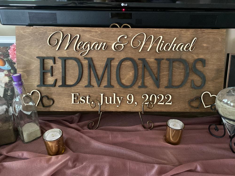 Personalized Wedding Gifts | Custom Wood Signs | Custom Wedding Signs ...