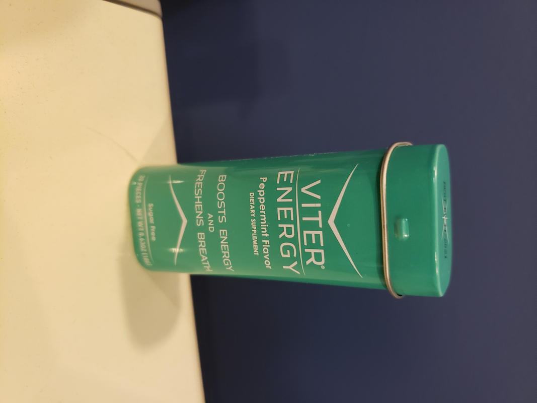 Viter Energy Strong Caffeinated Mints - 40 mg Caffeine & B-Vitamins ...