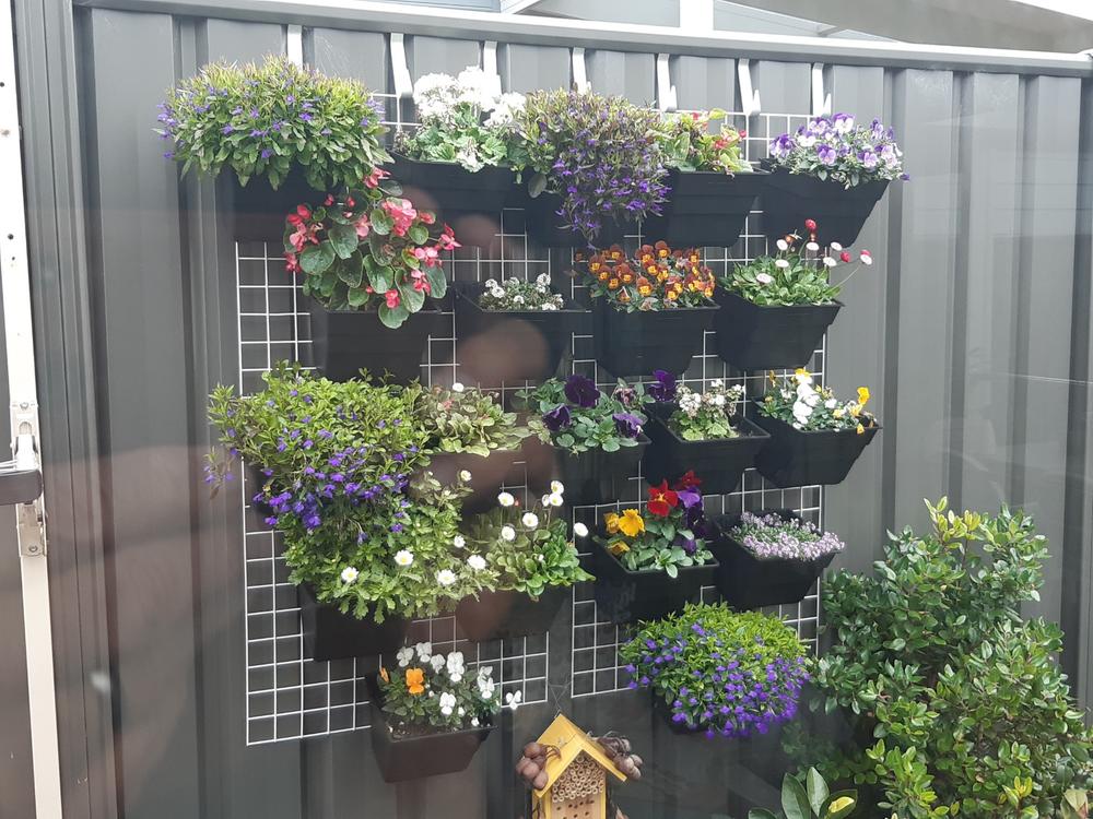 Wallgarden Multi Hang 10 Pot Vertical Garden Wall Kit – Vertical ...