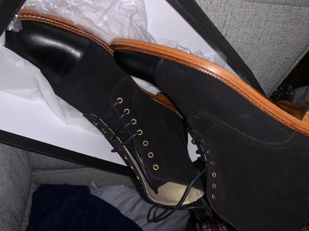 The Troy Boot - Black Suede | TAFT