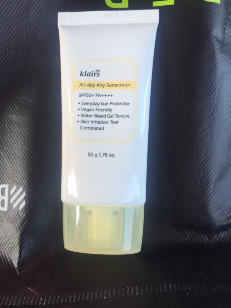 Klairs - All Day Airy Sunscreen SPF 50+ PA++++ Hafif Dokulu Su Bazlı G ...