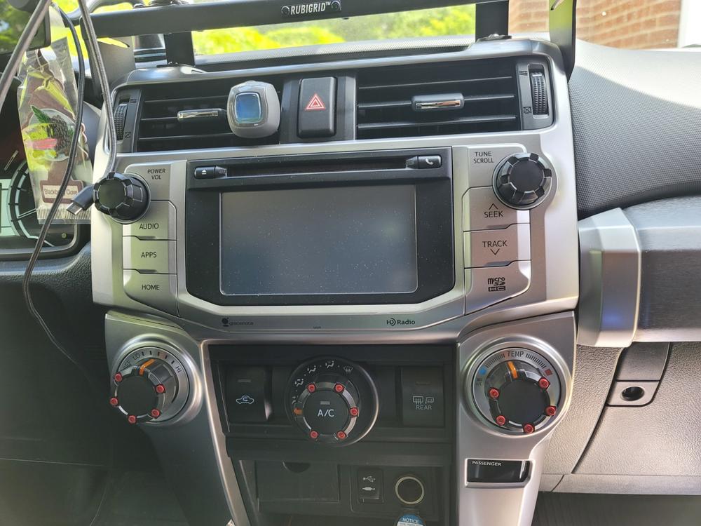 AJT Design Climate & Radio Knobs For 4Runner (2010-2023) — 4Runner ...