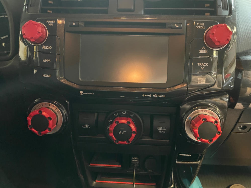 AJT Design 4Runner Climate & Radio Knobs (2010-2022) — 4Runner Lifestyle