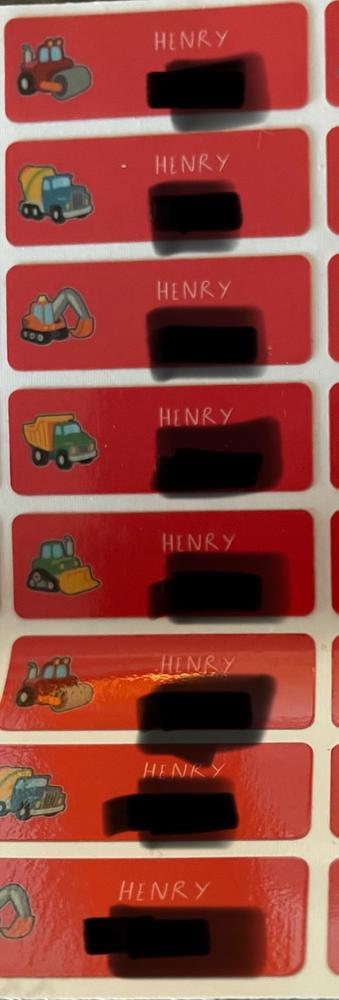 Pee Wee Combo Pack - Personalized Adhesive Labels • InchBug