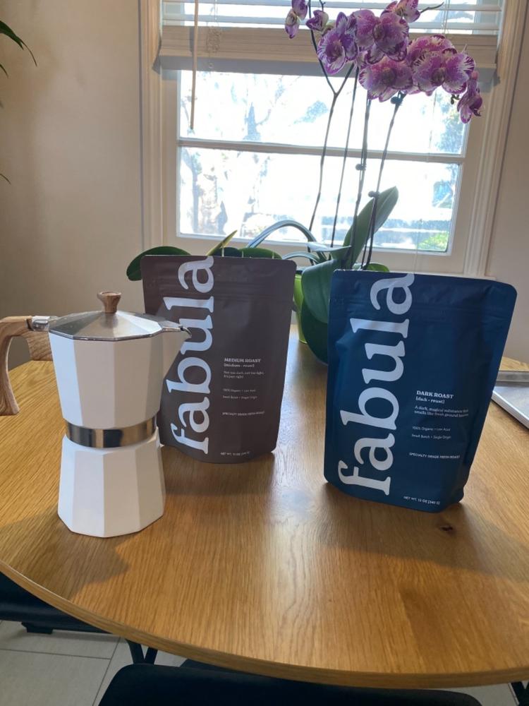 Fabula Medium Roast Organic Coffee 12oz – Fabulacoffee.com