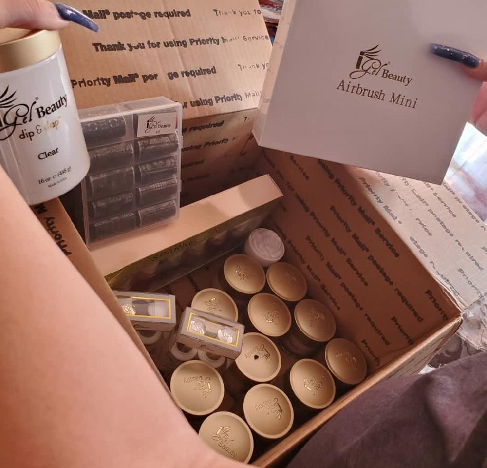 Dip & Dap Powder - DP01 Clear 16 oz Refill – iGel Beauty