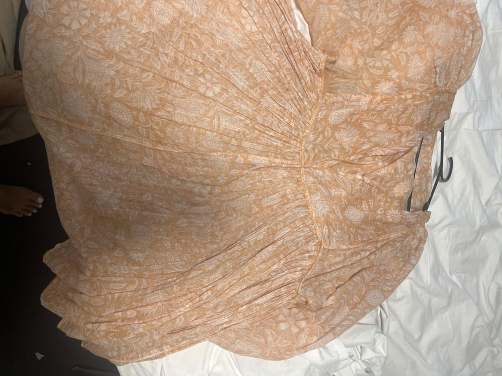 Kyra Mini Dress ~ Apricot Blush – Daughters of India