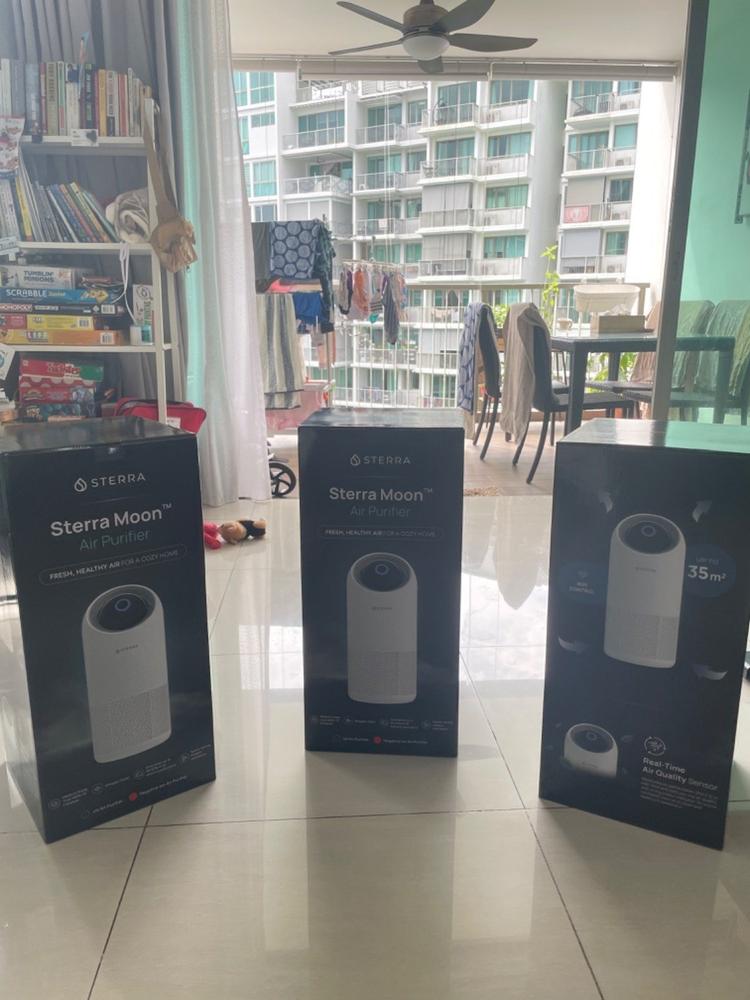 Sterra Moon™ True HEPA-13 Air Purifier Bundle | Sterra