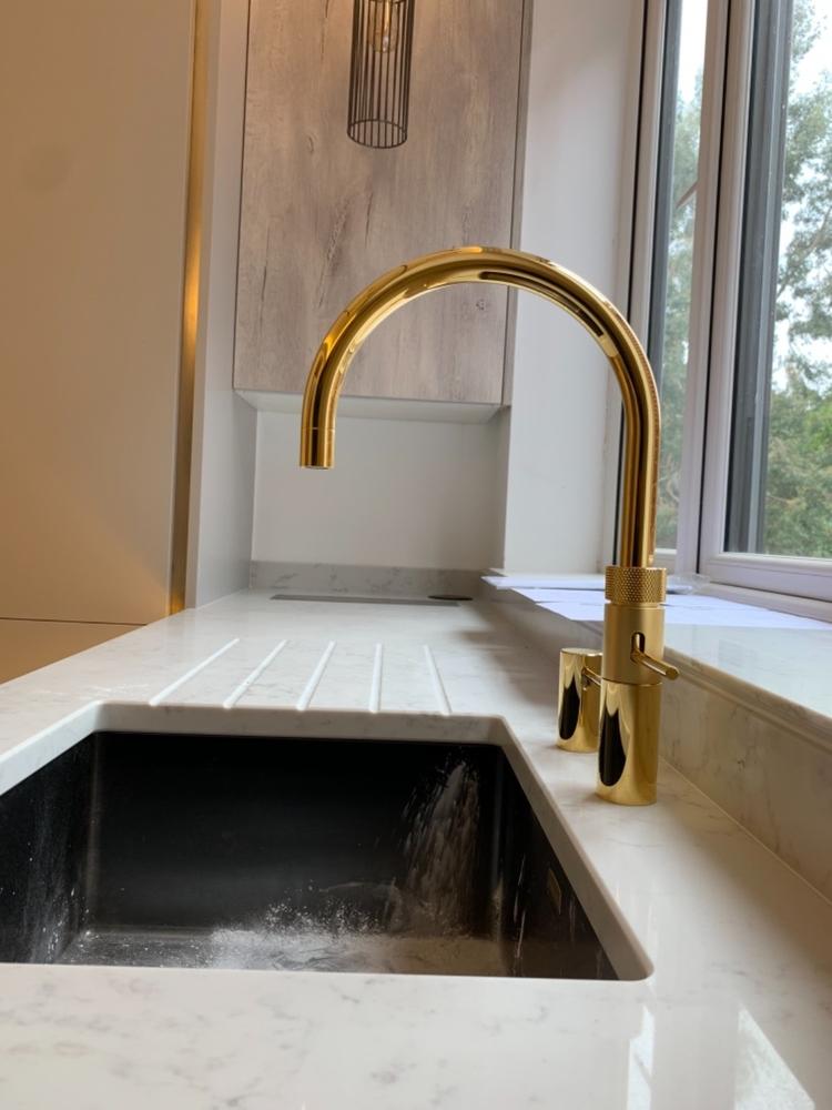 Kitchen sink, brass / copper waste | Alveus Quadrix 50 Anthracite – Olif