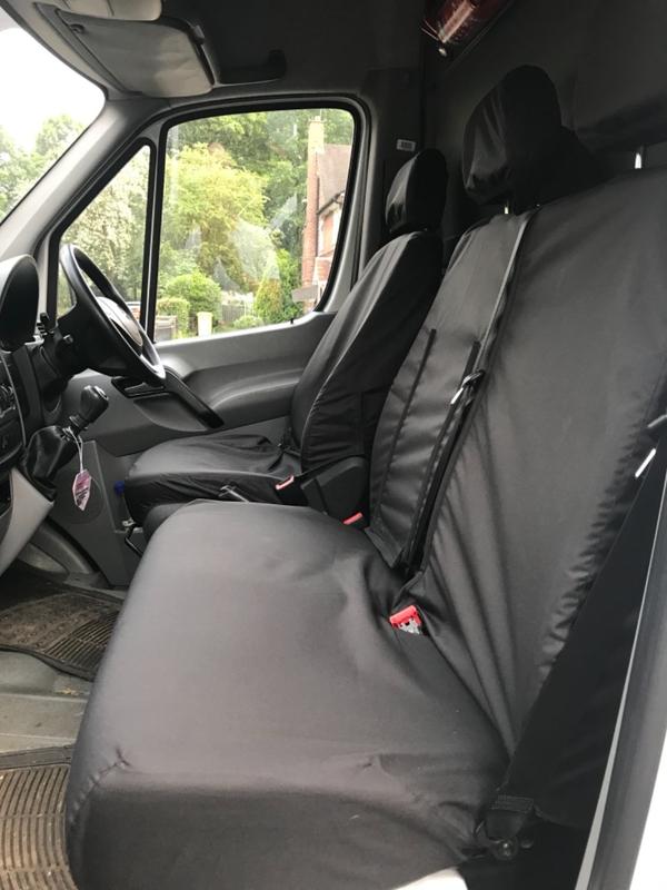 Mercedes Sprinter 2010 - 2018 Tailored & Waterproof Front Seat Covers ...