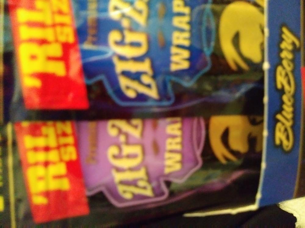 Zig Zag Rillo Size Cigar Wraps 4 for 99 Cents 15 Pouches of 4 Grape ...