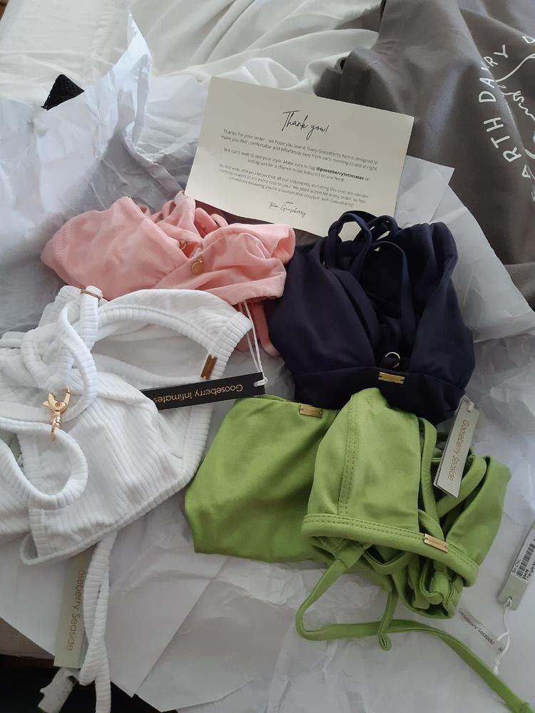 So Chic Triangle - White Bikini | Gooseberry - Gooseberry Intimates