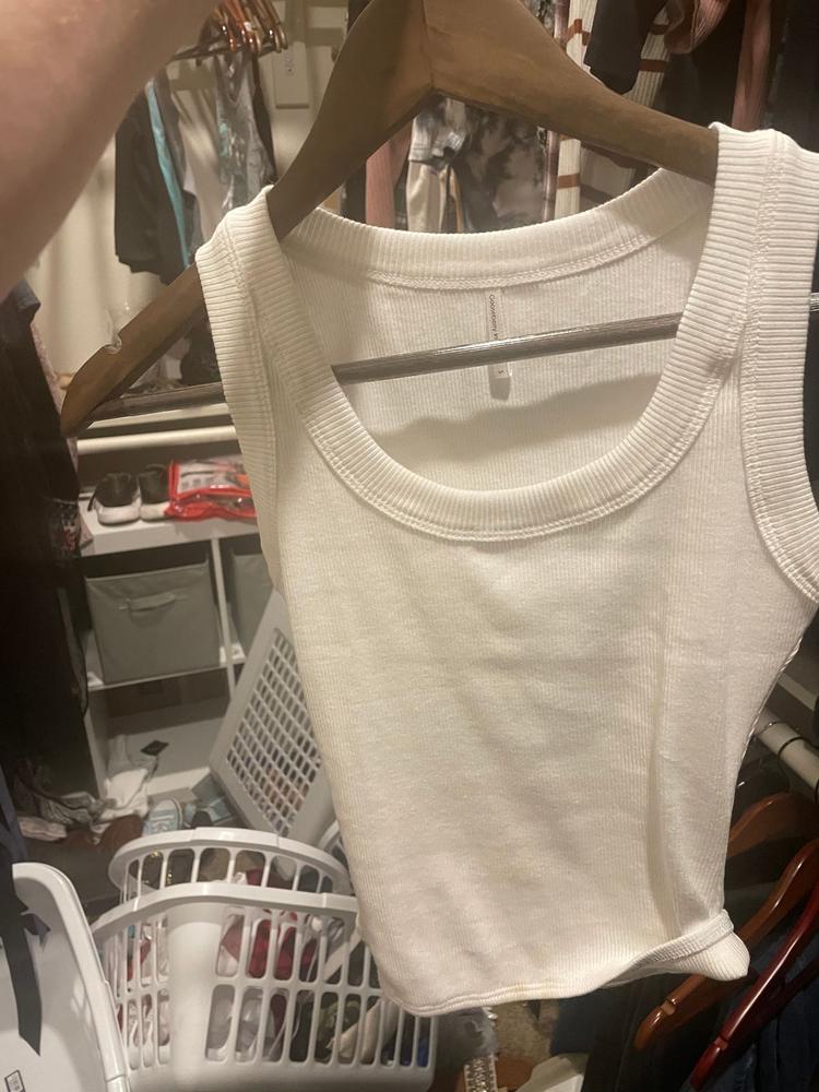 Les Girls Rib Tank - Grey | Gooseberry - Gooseberry Intimates