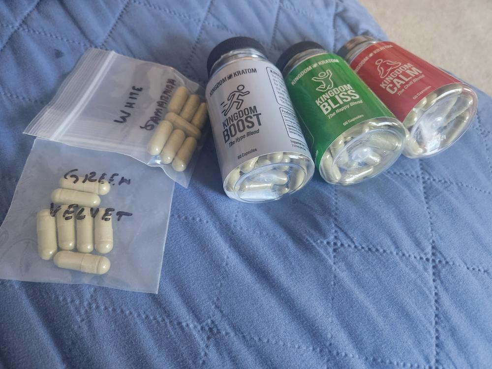 Kratom Capsules Small Sample Pack - Kingdom Kratom