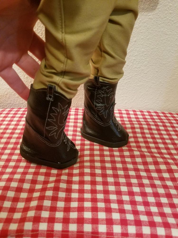 Miche Designs Cowboy Boots Doll Clothes Pattern 18 inch American Girl Dolls