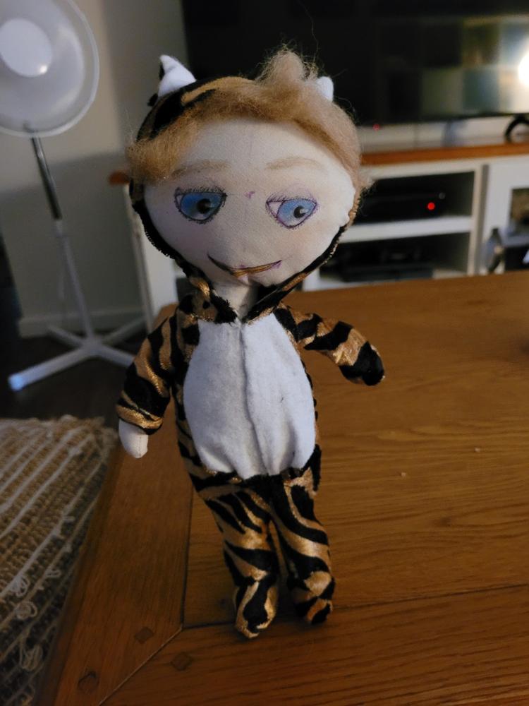 Animal Onesie 18 inch Doll Clothes PDF Pattern Download