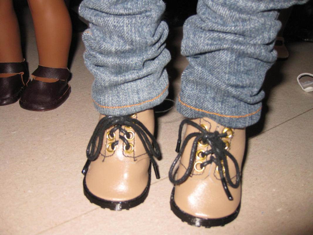 Combat Boots 18 inch Doll Shoes PDF Pattern Download | Pixie Faire