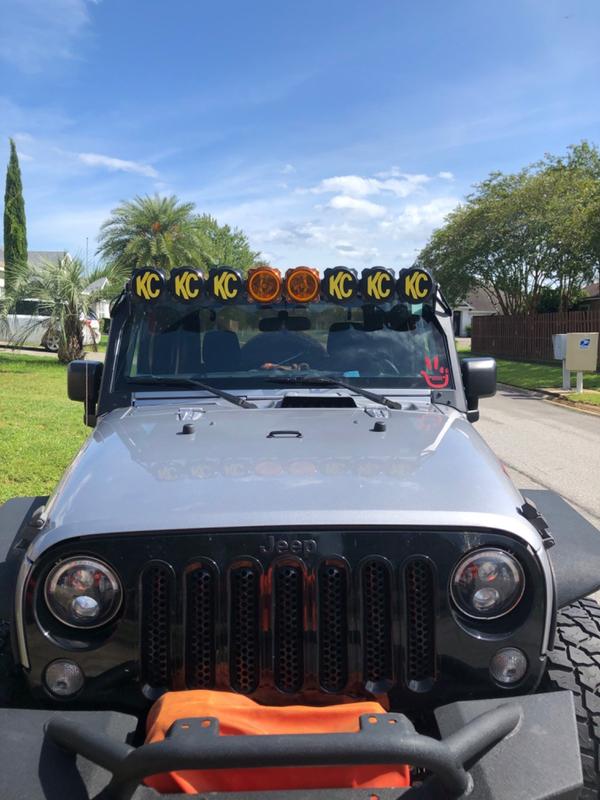 KC HILITES | Gravity® LED Pro6 6" Amber Light Shield Cover - #5112