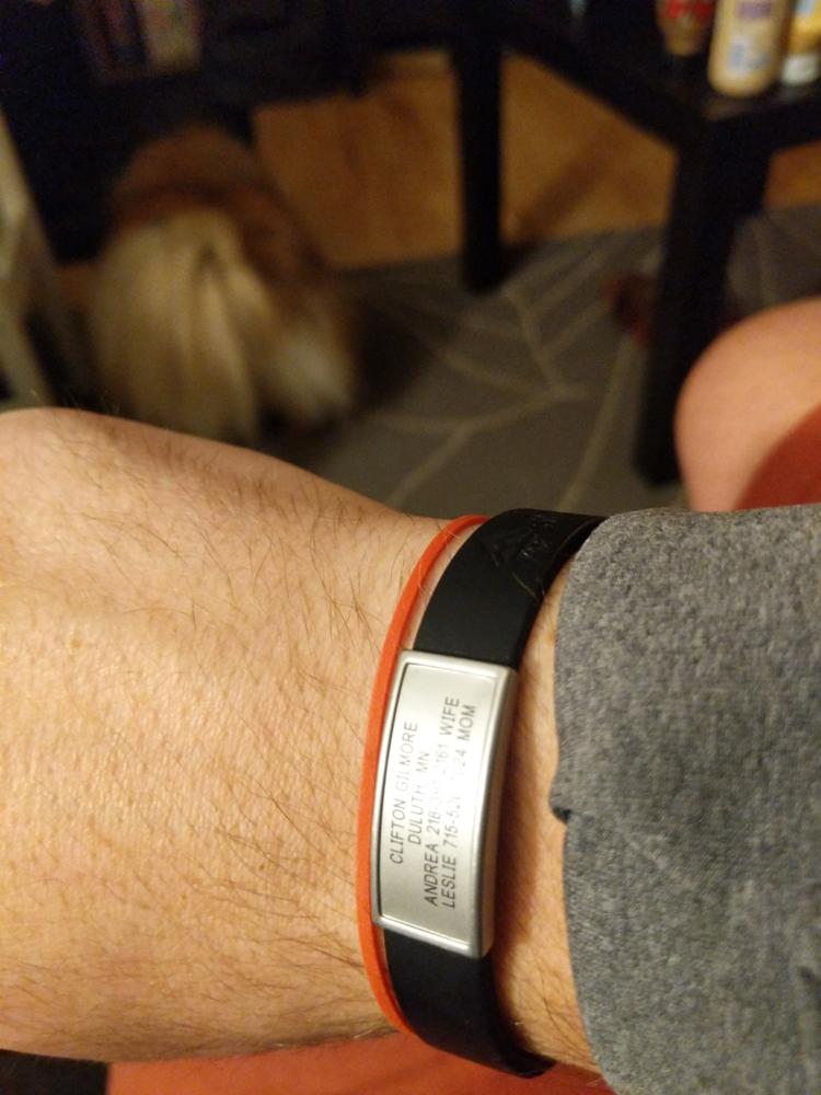 Wrist ID Stretch Silicone ID Bracelet | 13 MM | ROAD iD