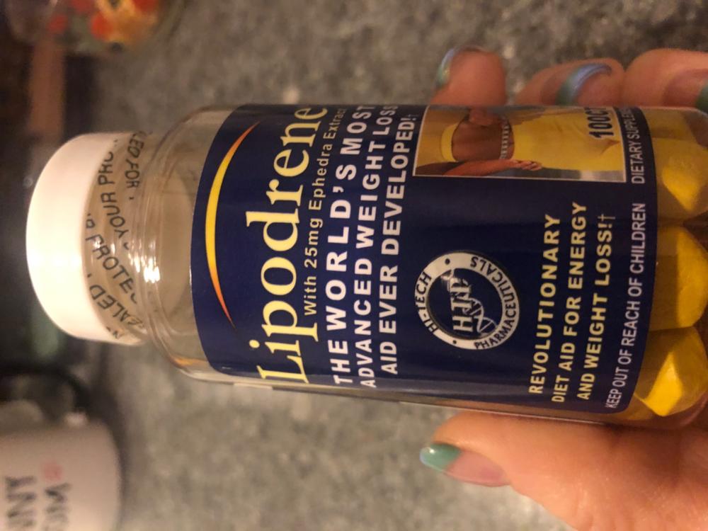 Hi-Tech Pharmaceuticals Lipodrene with Ephedra | Extreme Fat Burner ...