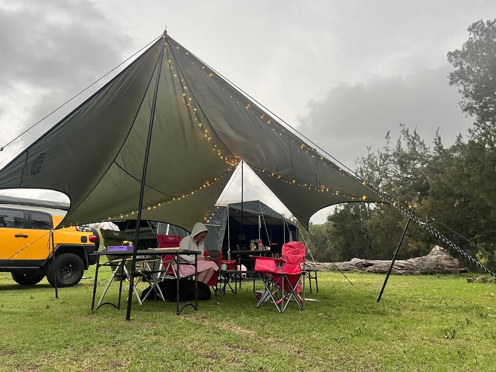 Large Hexa Tarp Bundle - Drifta Camping & 4WD