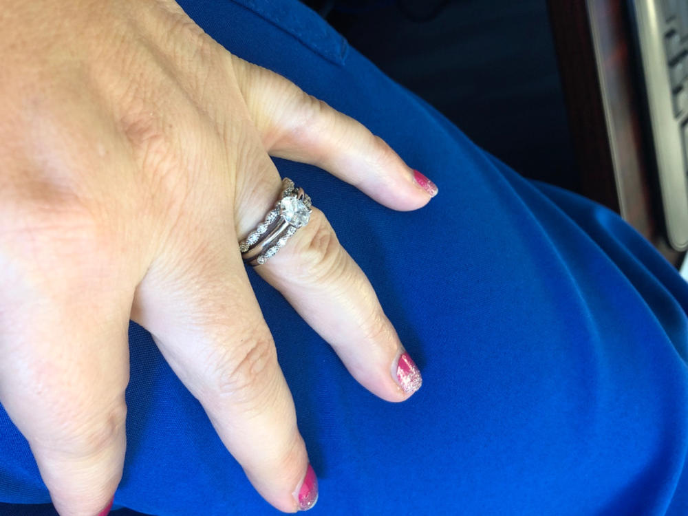 Sterling Silver Vintage Wedding Band | Stackable Antique Ring – Modern ...