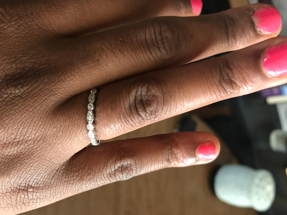 Sterling Silver Vintage Wedding Band | Stackable Antique Ring – Modern ...