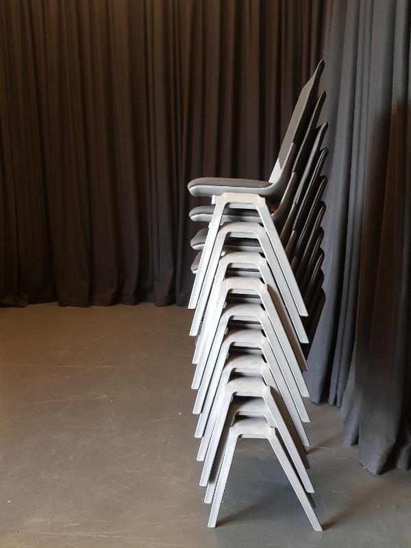 Fila Chair Linking Stacking Chair Poly Shell Optional Upholstery Church ...