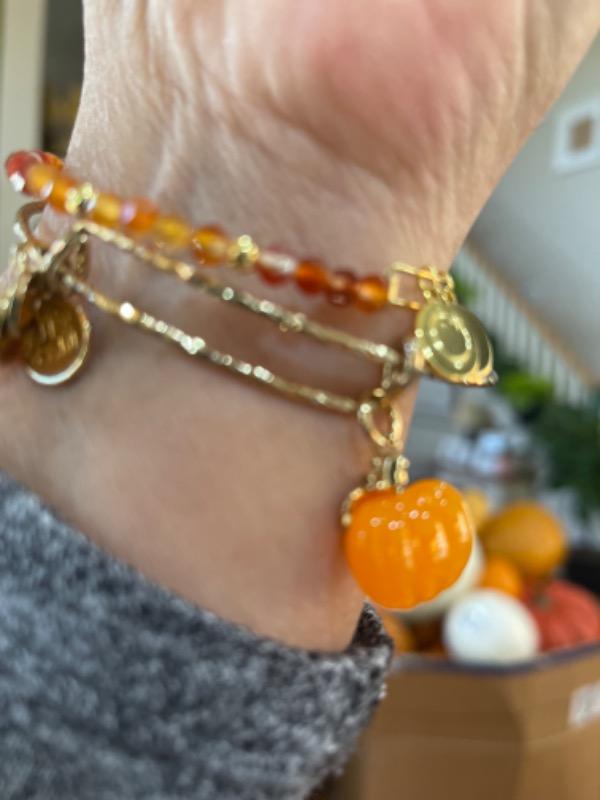 Pumpkin Textured Bangle Alex and Ani ALEX AND ANI