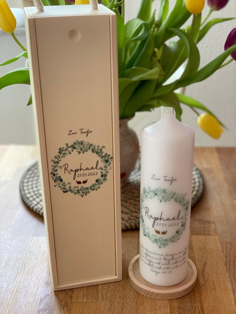 Kerzenbox aus Holz | Nachhaltige Verpackung - Kerzenonkel