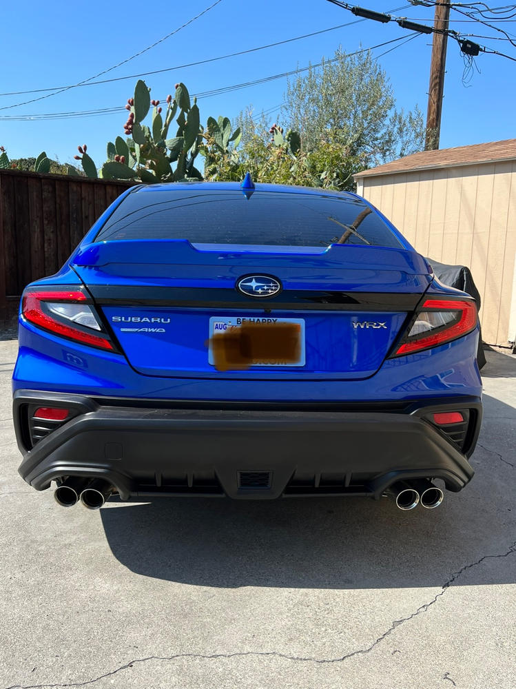 2022 Subaru Wrx Duckbill Spoiler – AeroflowDynamics