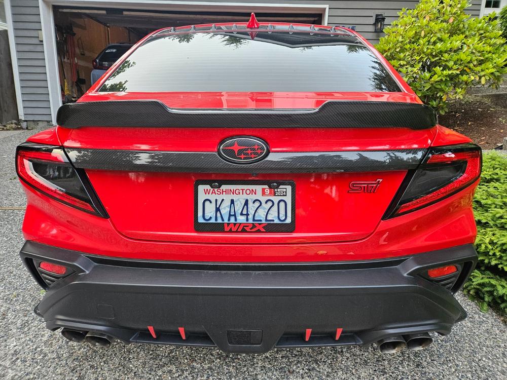 2022+ Subaru Wrx Carbon Fiber Vortex Generator - Customer Photo From ...