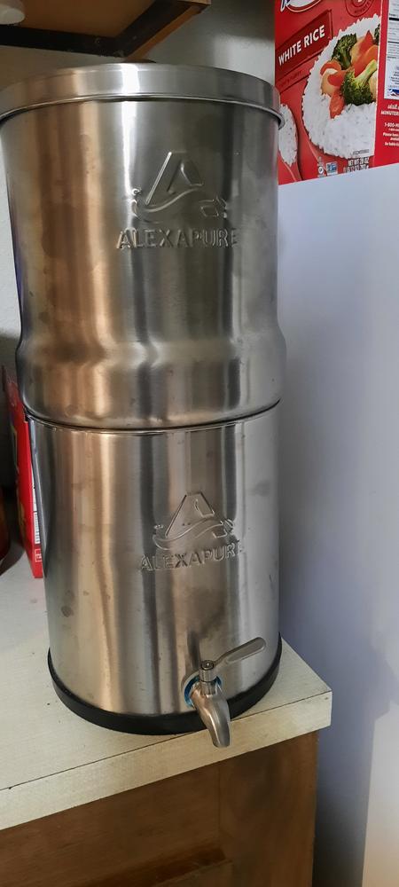 Alexapure Pro Water Filtration System | Gravity Fed Water Filtering ...