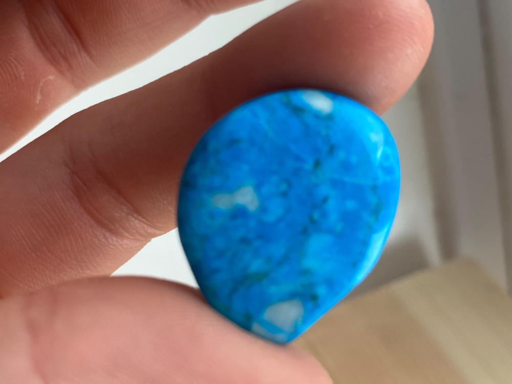 Blue Howlite Polished Tumblestone Healing Crystals