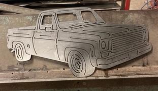 Chevy Truck-DXF File cut ready for CNC machines-dxfforcnc.com ...