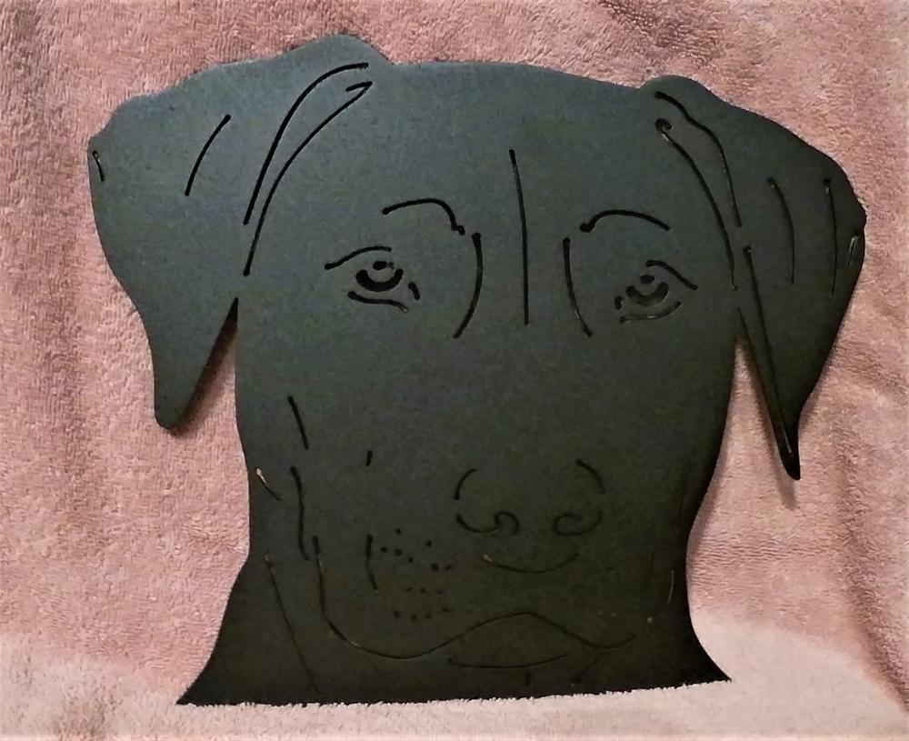 Dog Face Free-DXF files cut ready for CNC-DXFforCNC.com