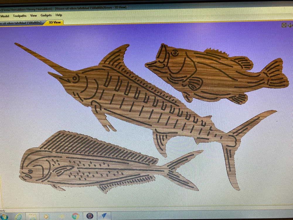 Underwater Fish DXF files to design precise metal and plastic fishes ...