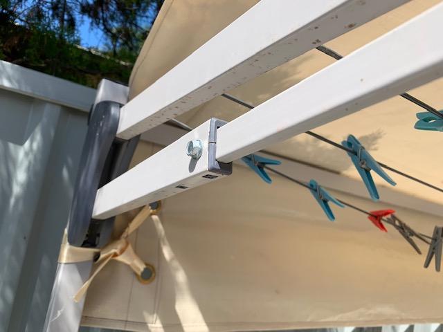 Fold Down Clothesline Cover 2.1m to 2.4m - Lifestyle Clotheslines