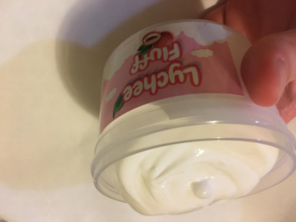 Lychee Fluff Slime – Momo Slimes