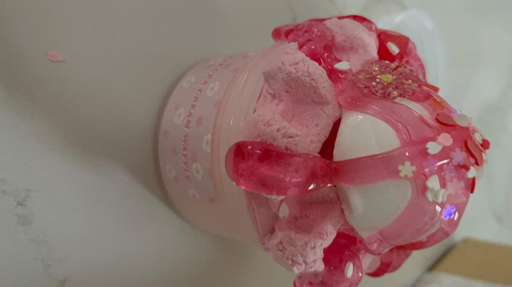 Sakura Cream Waffle DIY Slime Kit – Momo Slimes