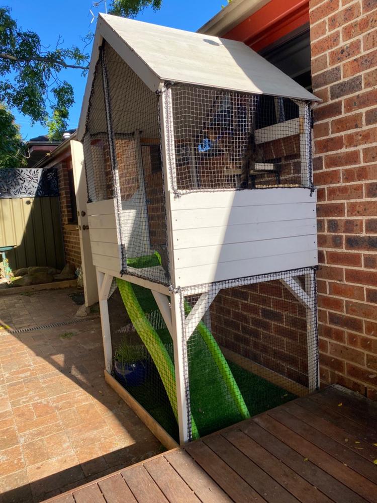 Cat Netting 10m x 1.8m Black – Catnets