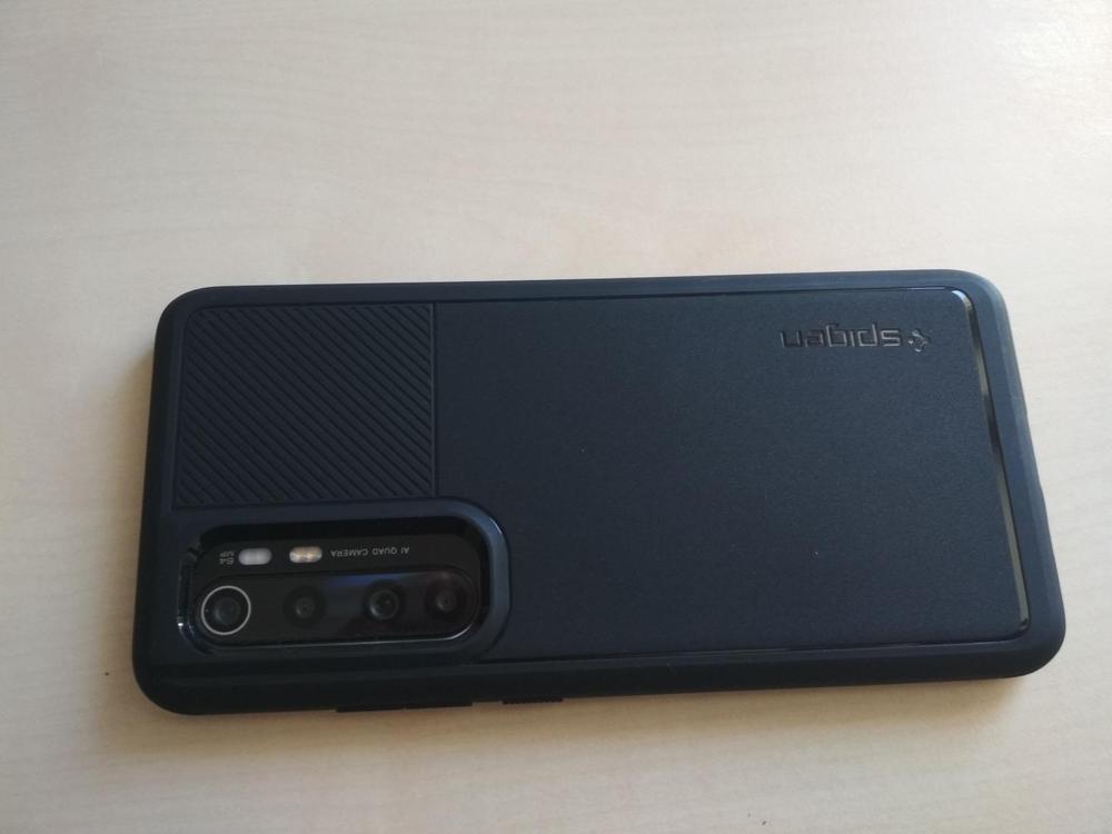 Mi Note 10 Lite Rugged Armor Case by Spigen - Crystal Clear