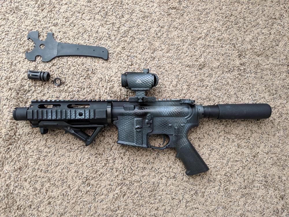 KAK Industry 1/2-28 Slimline Micro Flash Can - AR15Discounts