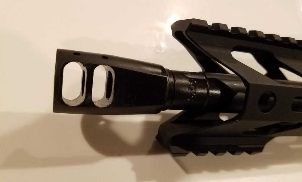 NBS Tanker (Barrett .50 Cal Style) Muzzle Brake 1/2x28 (5.56/.223 ...