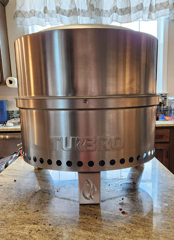 TURBRO Pluto Wood Burning Smokeless Bonfire Pit For Ourdoor Backyard