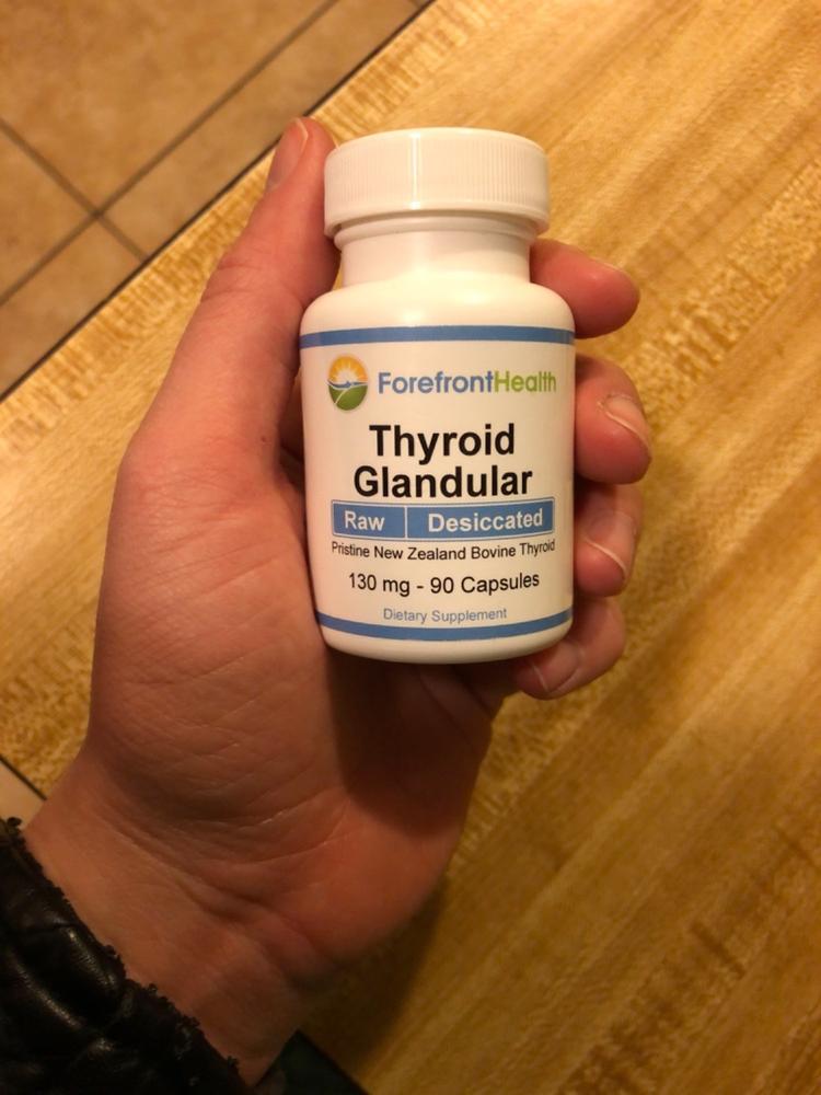 Raw Desiccated Thyroid (130 mg capsules) - Forefront Health