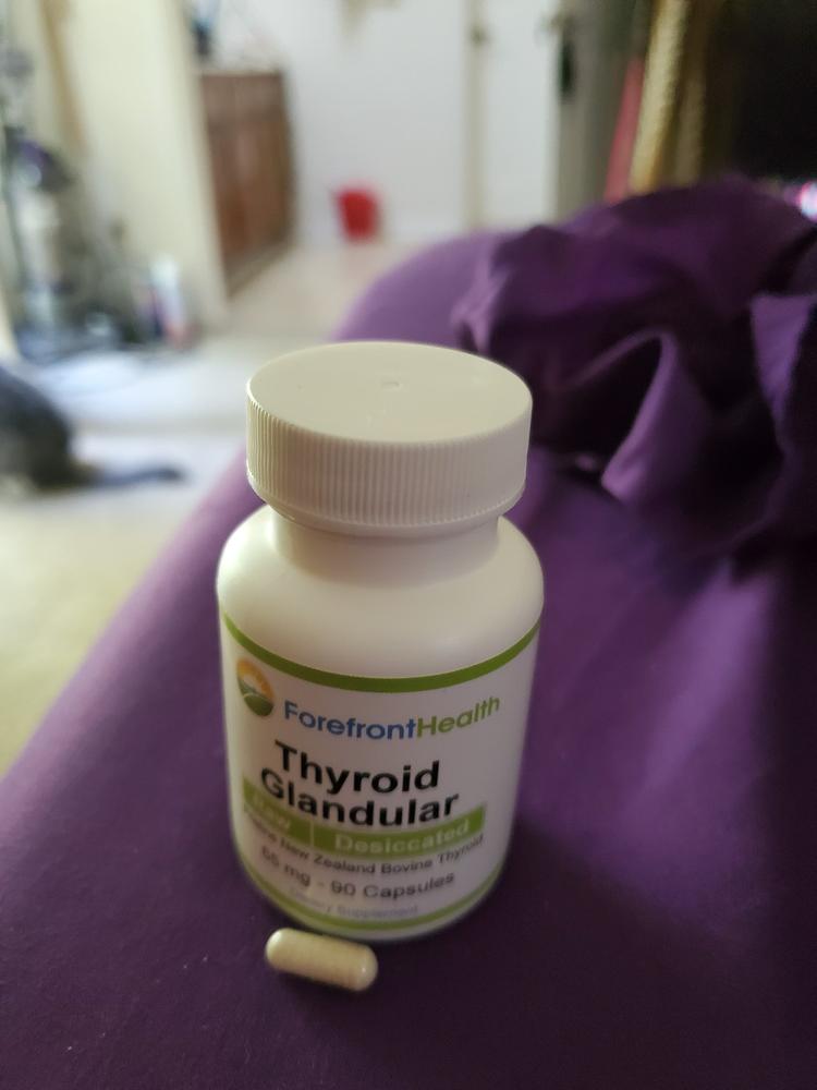 Raw Desiccated Thyroid (130 mg capsules) - Forefront Health