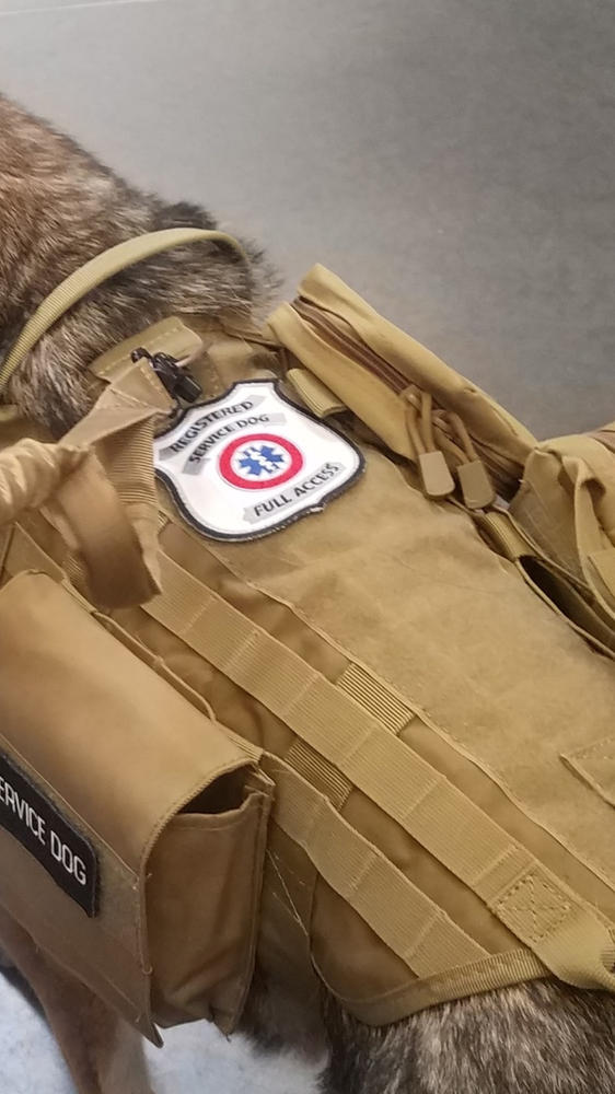 Tactical Service Dog Vest Package USA Service Animal Registration