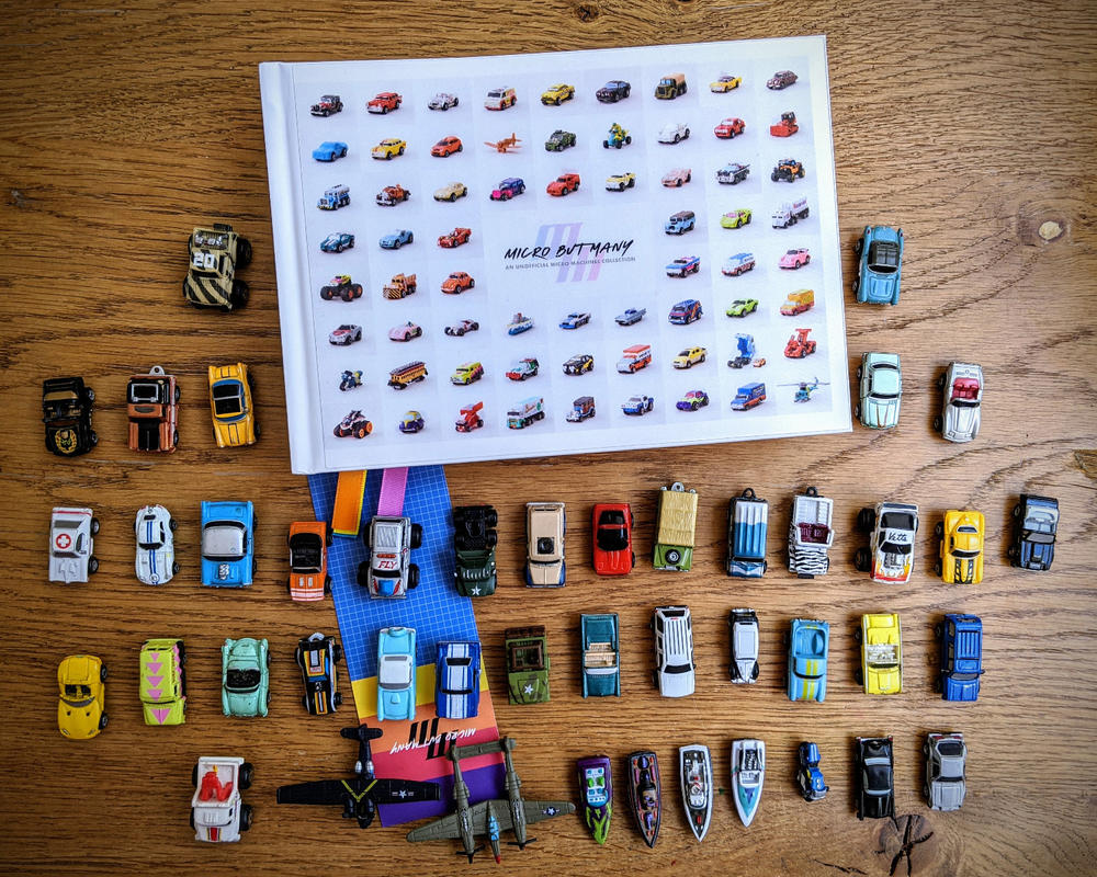 Micro but Many: an unofficial Micro Machines collection | Bitmap Books
