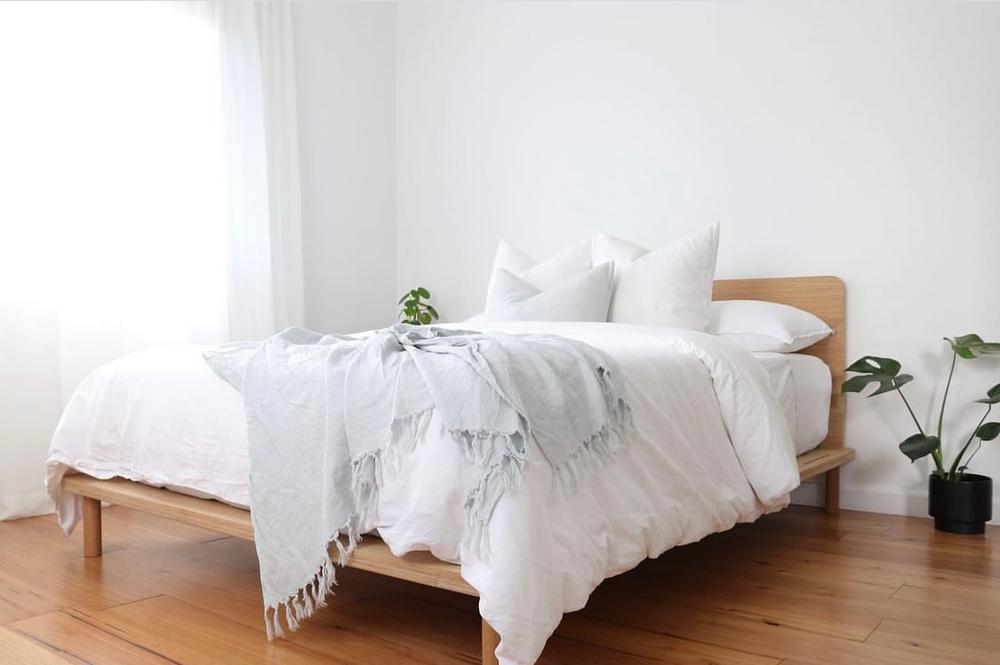 Eva Timber Bed Frame | Wooden Bed Frame & Bed Base | Eva